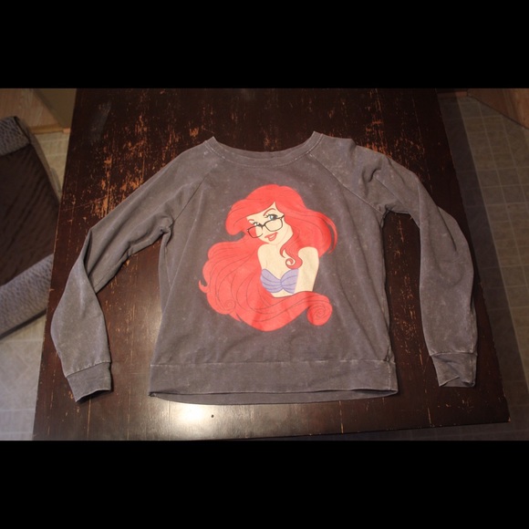 Disney | Tops | Ariel Crew Neck | Poshmark